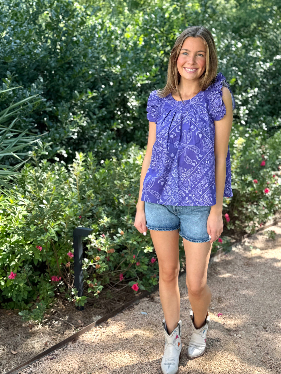 Black Label Charlie Top - Purple Collection – Brooke Wright Designs