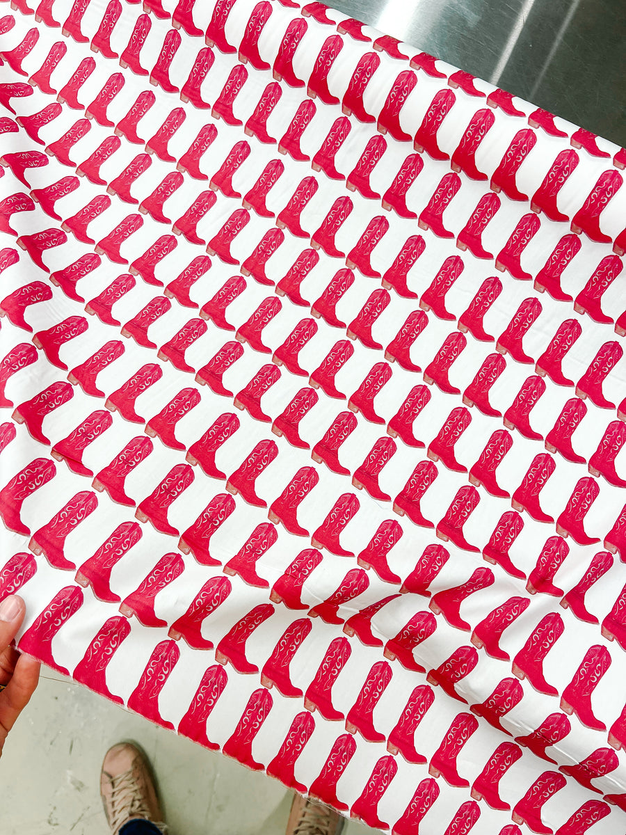 Cranberry Boots Fabric by the Yard – Brooke Wright Designs