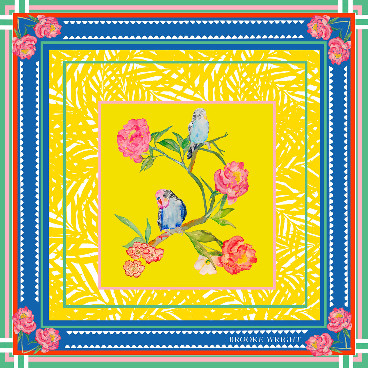 Parakeet Scarf – Brooke Wright Designs